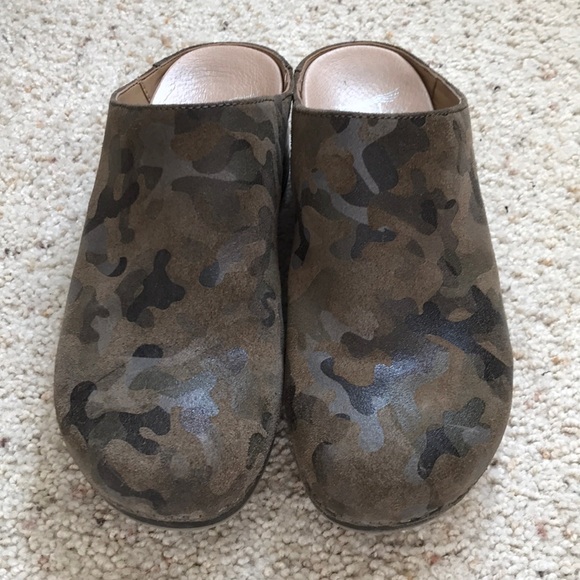 Dansko | Shoes | Brenda Camo Dansko Clogs 36 7 | Poshmark